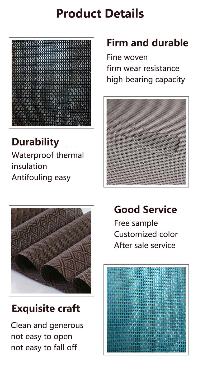 Tear Resistant Textilene Teslin Outdoor Mesh Furniture PVC Coated ...